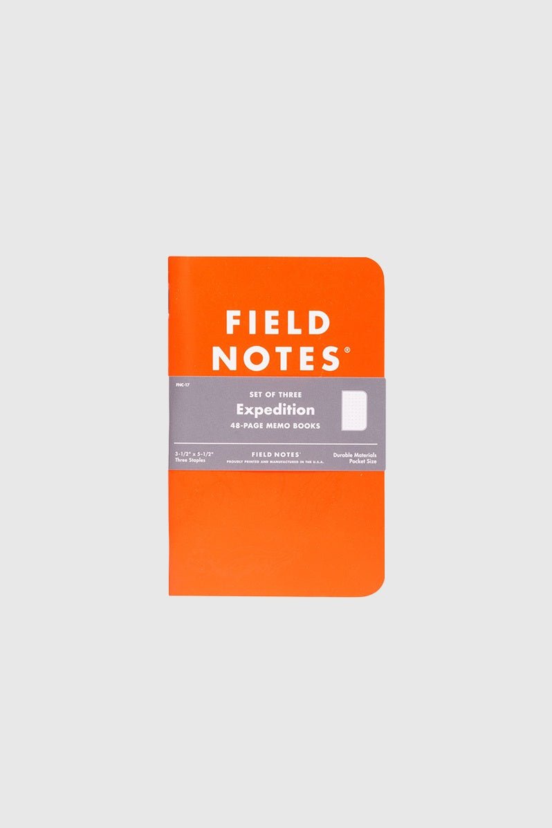 Field Notes Expedition Waterproof Notebook - 3 Pack – Otto's Corner Store